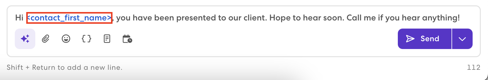 Action : Insert Variables – SenseHQ