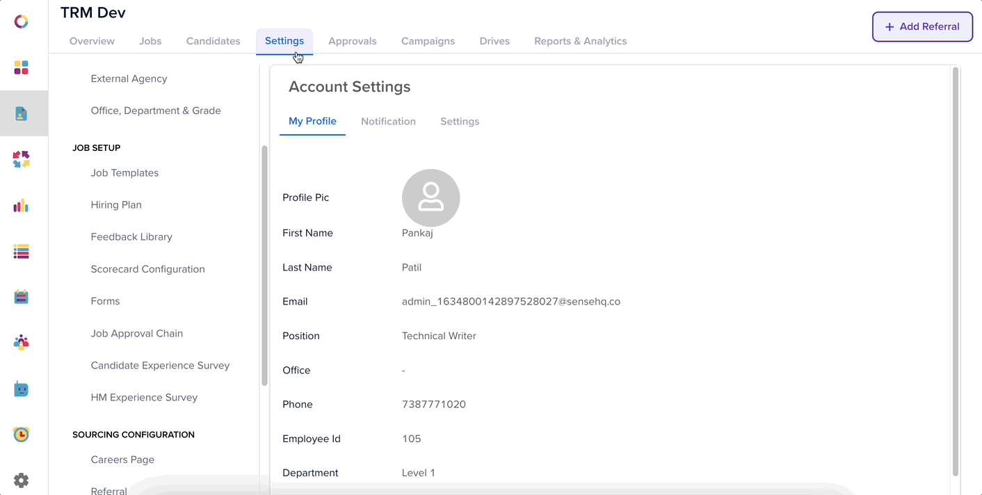 Integration of Ongrid - Background Verification – SenseHQ