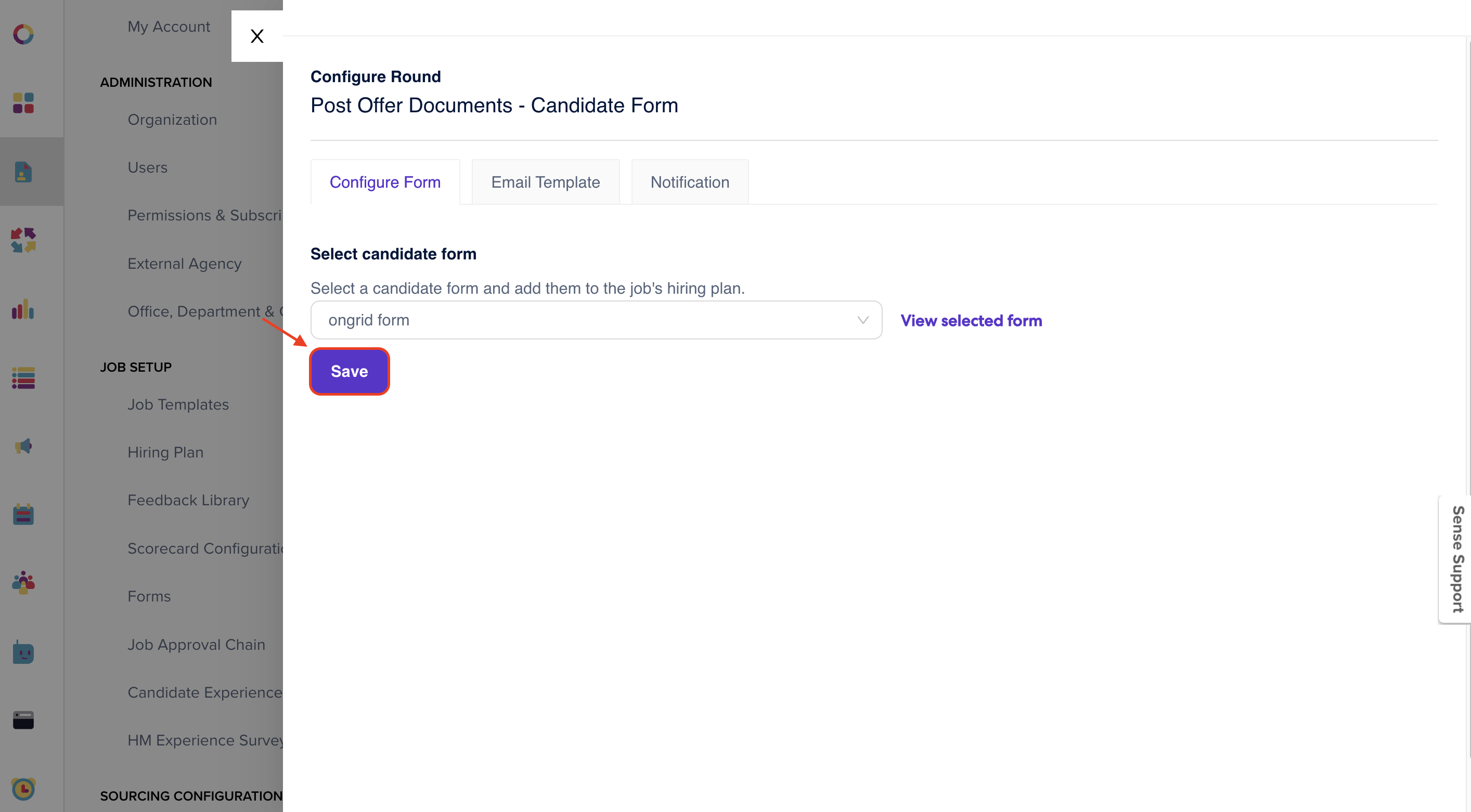 Integration of Ongrid - Background Verification – SenseHQ