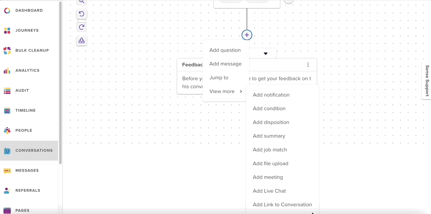 Link to Flows Node – SenseHQ