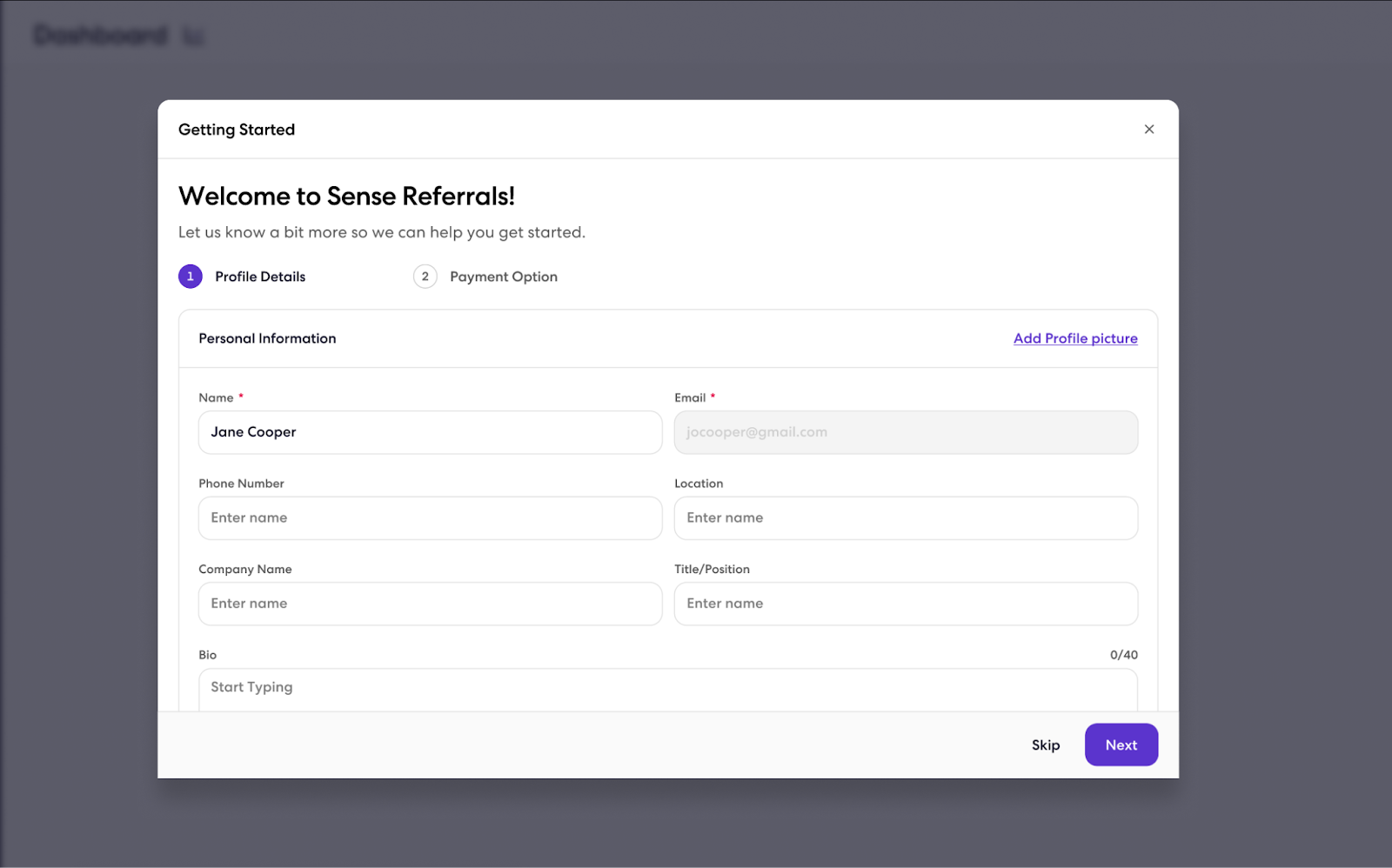 Referrals Portal – SenseHQ