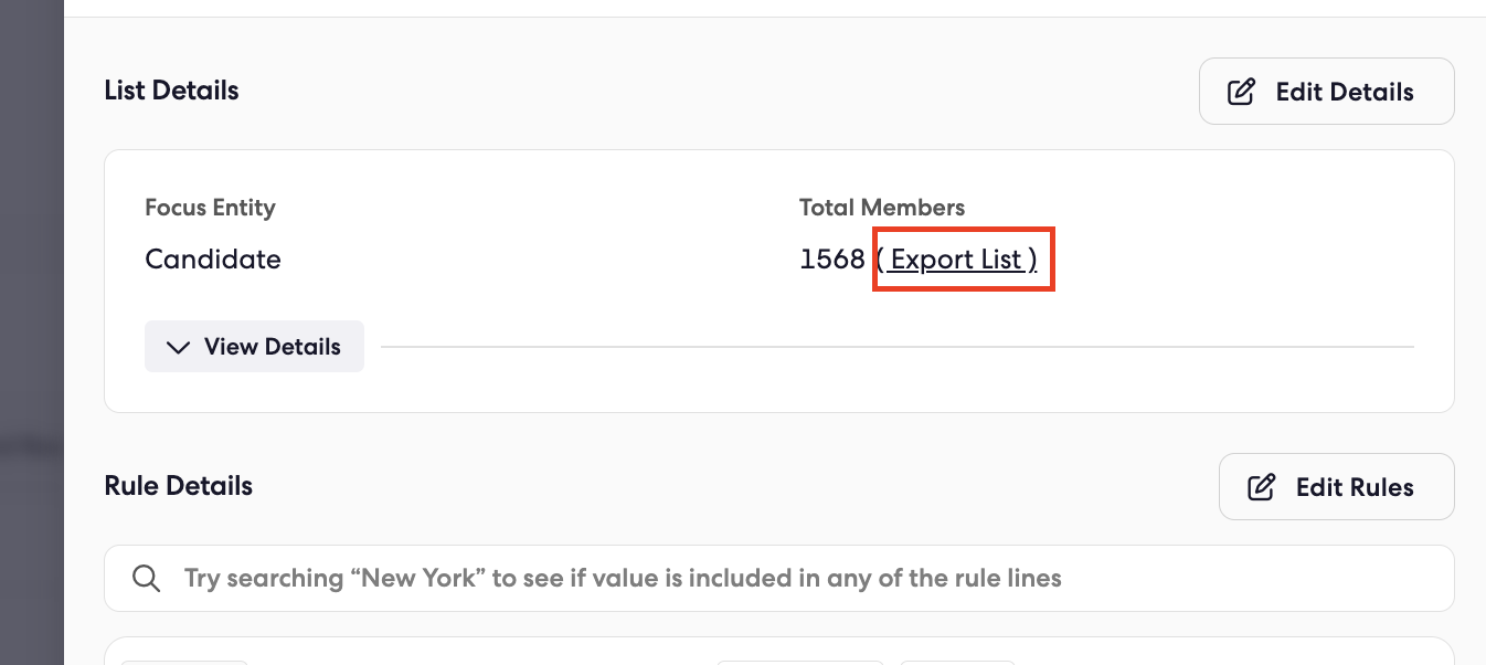 View and Edit Lists – SenseHQ