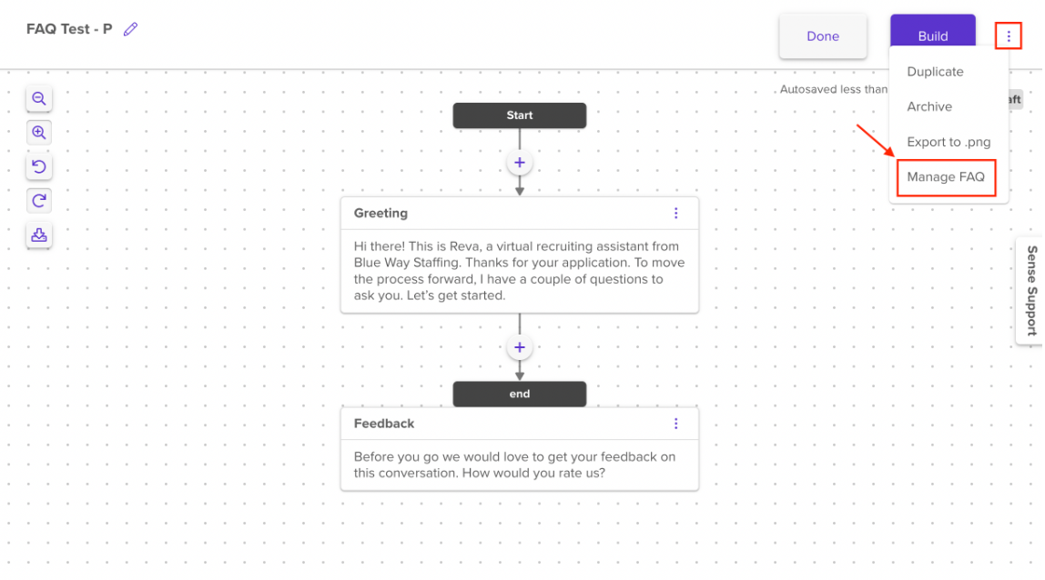 Managing FAQ Library – SenseHQ