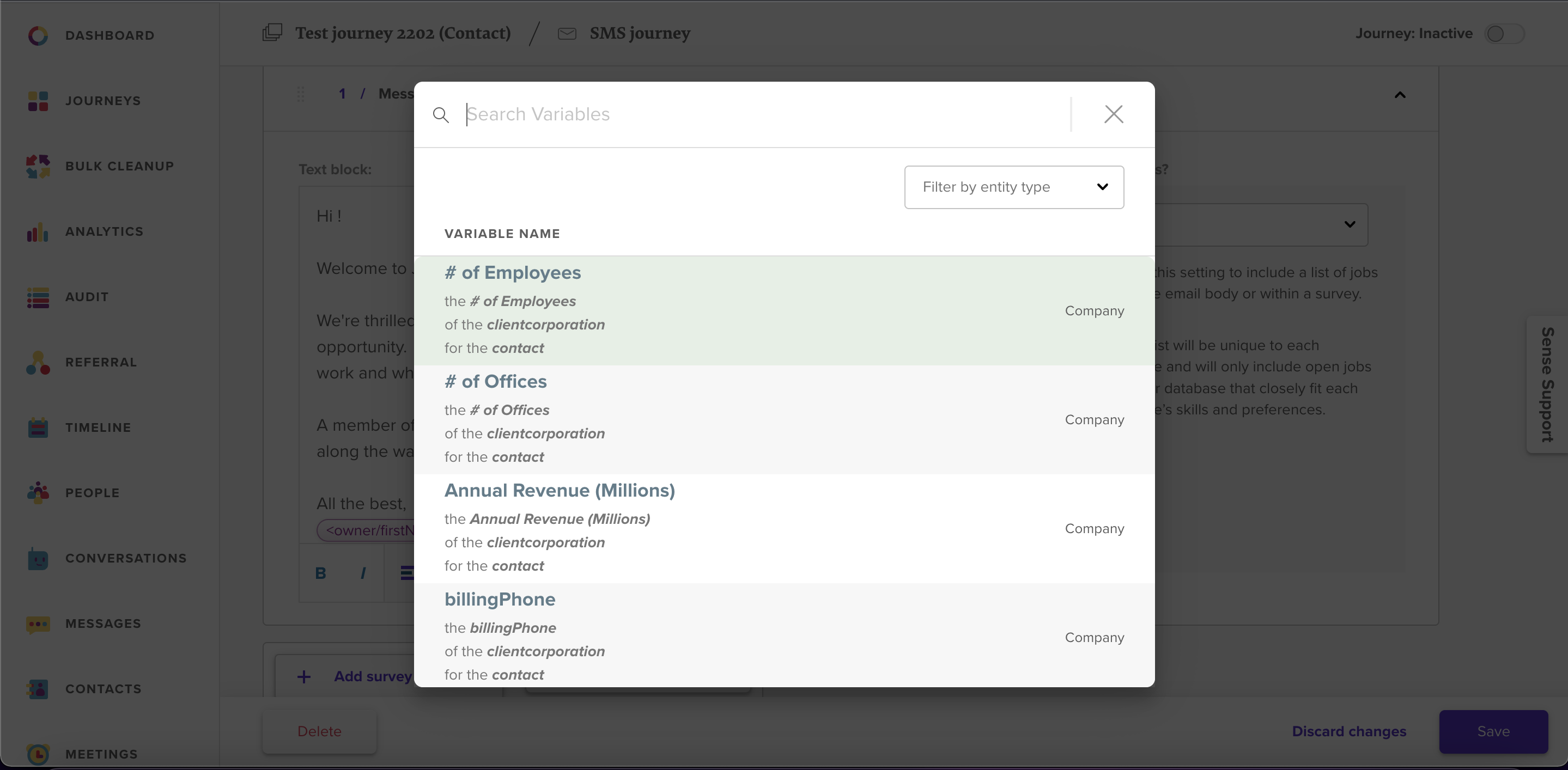 Variable Picker – SenseHQ