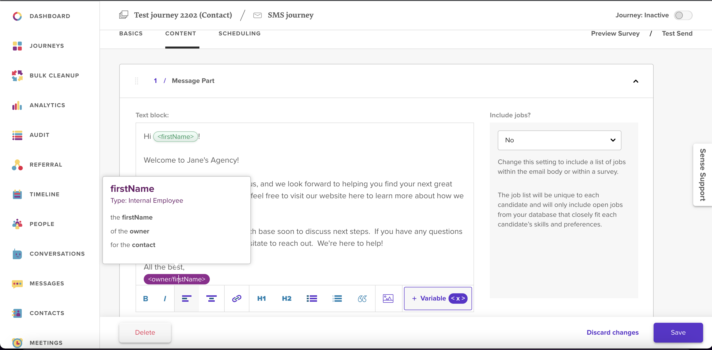Variable Picker – SenseHQ